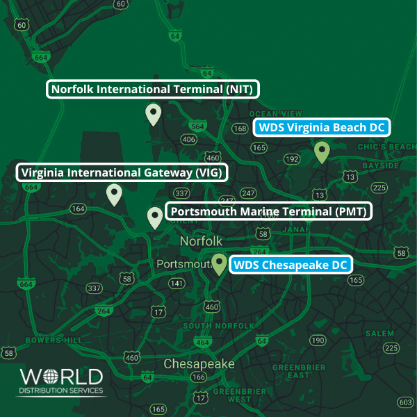 Key Ports: 7 Advantages of Shipping through the Port of Virginia | WDS